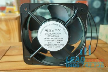 Quạt hút COMMONWEALTH FP-108EX-S1-B, 220V, 150x150x50mm