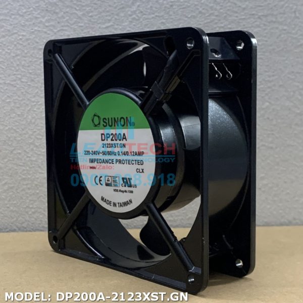Quạt hút Sunon DP200A-2123XST.GN, 220VAC, 120x120x38mm - Quạt Công Nghiệp Chính Hãng | Tiên Phong