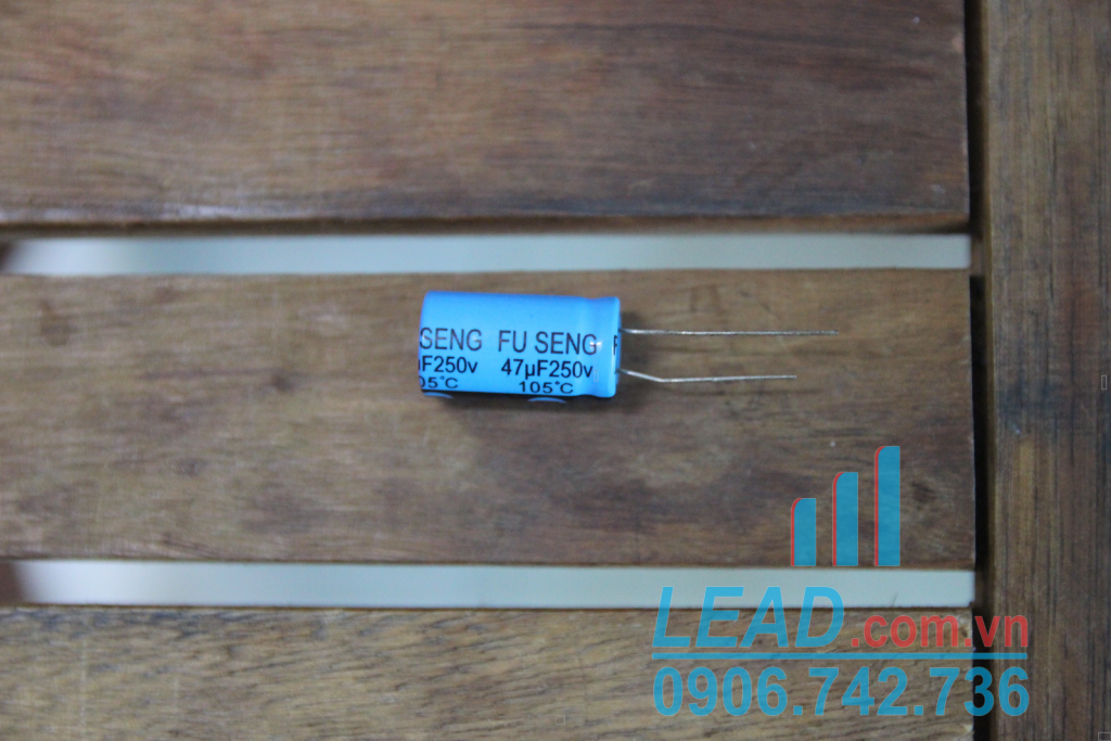 Tụ điện Fu Seng 47uF, 250VAC Jack cắm - Quạt Công Nghiệp Chính Hãng ...