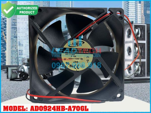 Quạt hút ADDA AD0924HB-A70GL, 24VDC, 92x92x25mm - Quạt Công Nghiệp ...