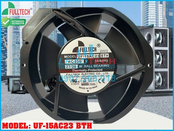 Quạt hút FULLTECH UF-15AC23 BTH, 230VAC, 172x150x38mm - Quạt Công Nghiệp Chính Hãng | Tiên Phong
