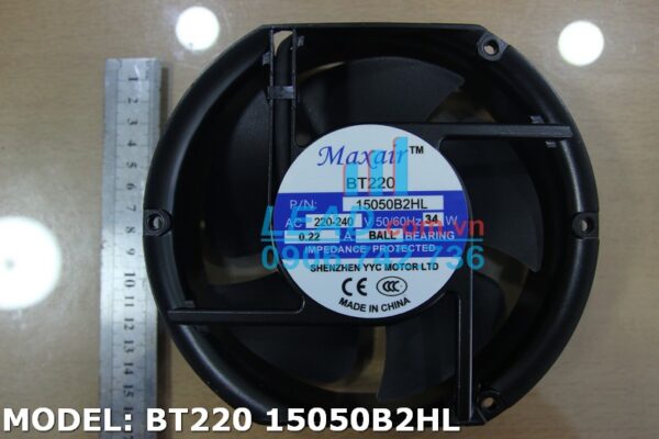 Quạt hút Maxair BT220 15050B2HL, 220-240VAC, 172x150x51mm - Quạt Công Nghiệp Chính Hãng | Tiên Phong