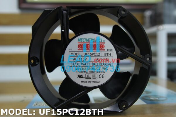 Quạt hút MECHATRONICS UF15PC12 BTH, 115VAC, 172x150x51mm - Quạt Công ...