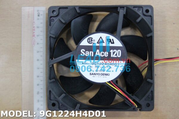 Quạt hút SANYO DENKI 9G1224H4D01, 24VDC, 120x120x25mm - Quạt Công ...
