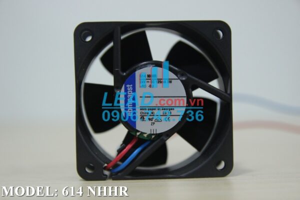Quạt hút EBMPAPST 614NHHR, 24VDC, 60x60x25mm - Quạt Công Nghiệp Chính ...