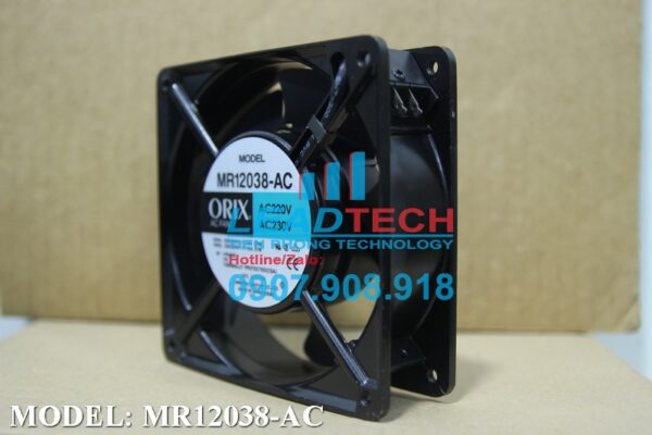 Quạt hút ORIX MR12038-AC, 220-230AC, 120x120x38mm - Quạt Công Nghiệp ...