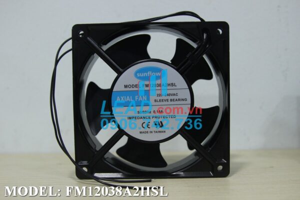 Quạt hút SUNFLOW FM12038A2HSL, 220-240VAC, 120x120x38mm - Quạt Công Nghiệp Chính Hãng | Tiên Phong