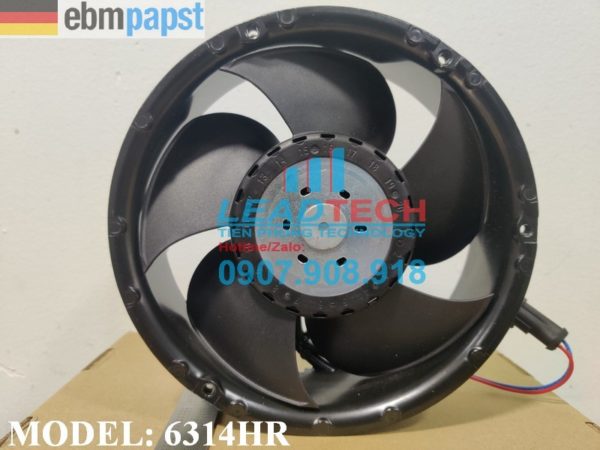 Quạt hút EBMPAPST 6314HR, 24VDC, 172x51mm - Quạt Công Nghiệp Chính Hãng ...