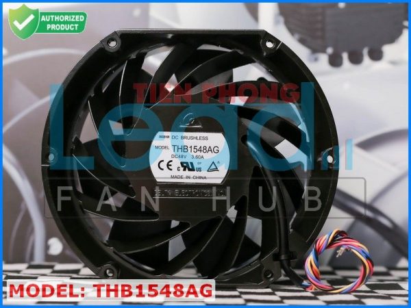 Quạt hút DELTA THB1548AG, 48VDC, 172x150x51mm - Quạt Công Nghiệp Chính ...