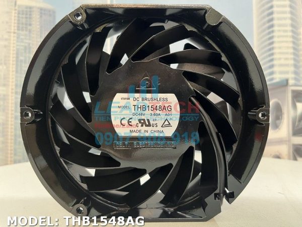 Quạt hút DELTA THB1548AG, 48VDC, 172x150x51mm - Quạt Công Nghiệp Chính ...