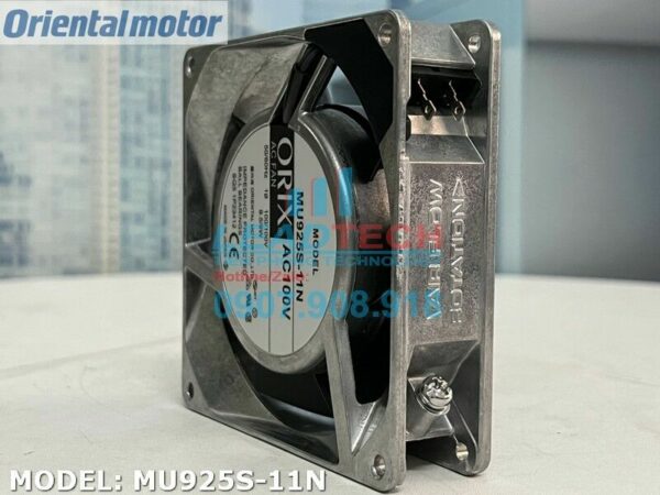 Quạt hút ORIX MU925S-11N, 100VAC, 92x92x25mm - Quạt Công Nghiệp Chính Hãng | Tiên Phong