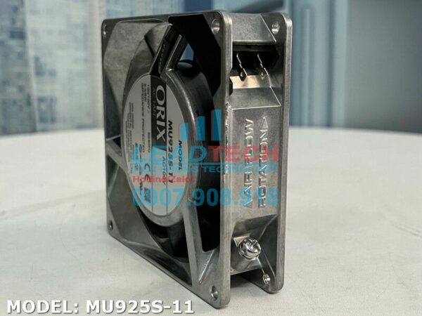 Quạt hút ORIX MU925S-11, 100VAC, 92x92x25mm - Quạt Công Nghiệp Chính Hãng | Tiên Phong