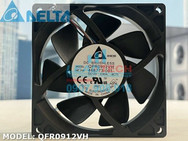 Quạt biến tần DELTA AFB0924HH, 24VDC, 92x92x25mm - Quạt Công Nghiệp Chính Hãng | Tiên Phong