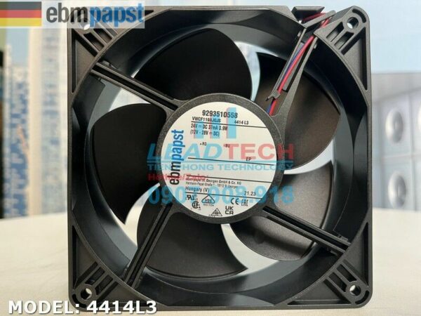 Quạt biến tần EBMPAPST 4414L3, 24VDC, 120x120x38mm - Quạt Công Nghiệp Chính Hãng | Tiên Phong