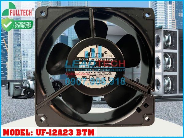 Quạt hút tủ điện FULLTECH UF-12A23 BTM, 230VAC, 120x120x38mm - Quạt ...