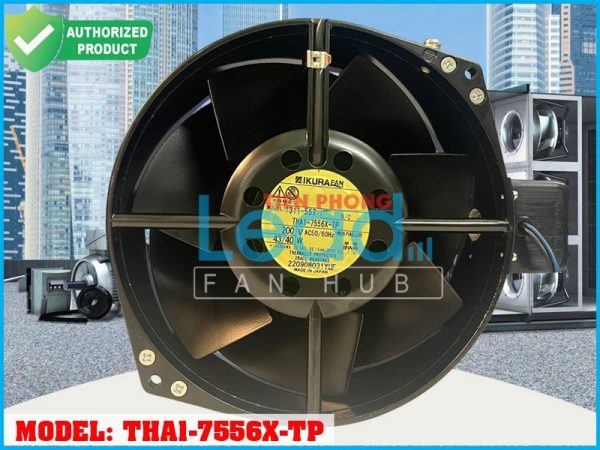 Quạt chịu nhiệt IKURA THA1-7556X-TP, 200VAC, 172x150x55mm - Quạt Công Nghiệp Chính Hãng | Tiên Phong